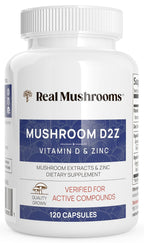 Real Mushrooms Zinc Vitamin D2 capsules