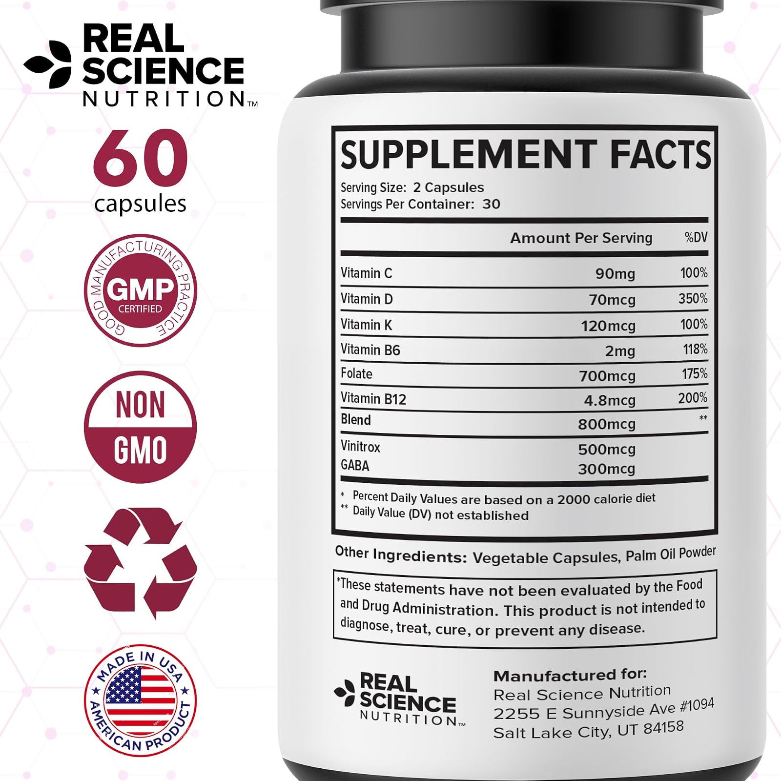 Real Science MigraEase for overall wellness