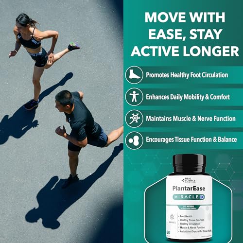 Real Science PlantarEase capsules for daily wellness