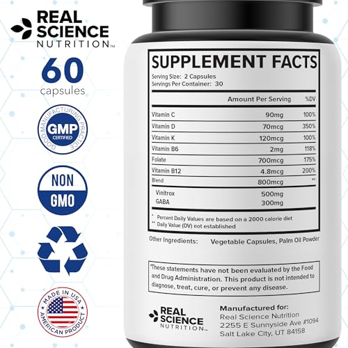 Real Science vitamins for overall vitality
