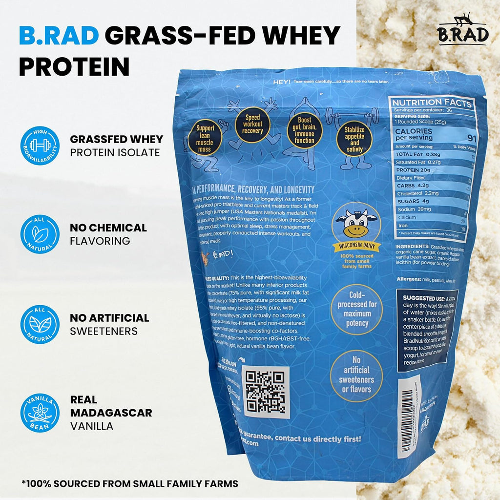real vanilla bean whey protein