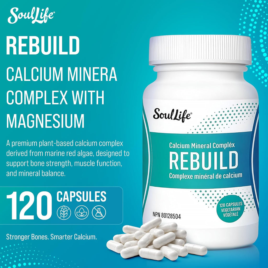 rebuild bones with calcium magnesium