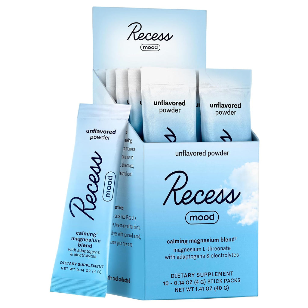 Recess magnesium powder for relaxation
