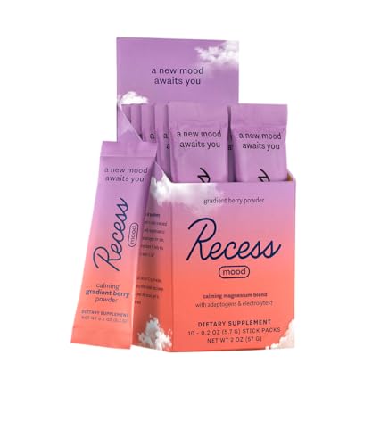 Recess magnesium powder for relaxation