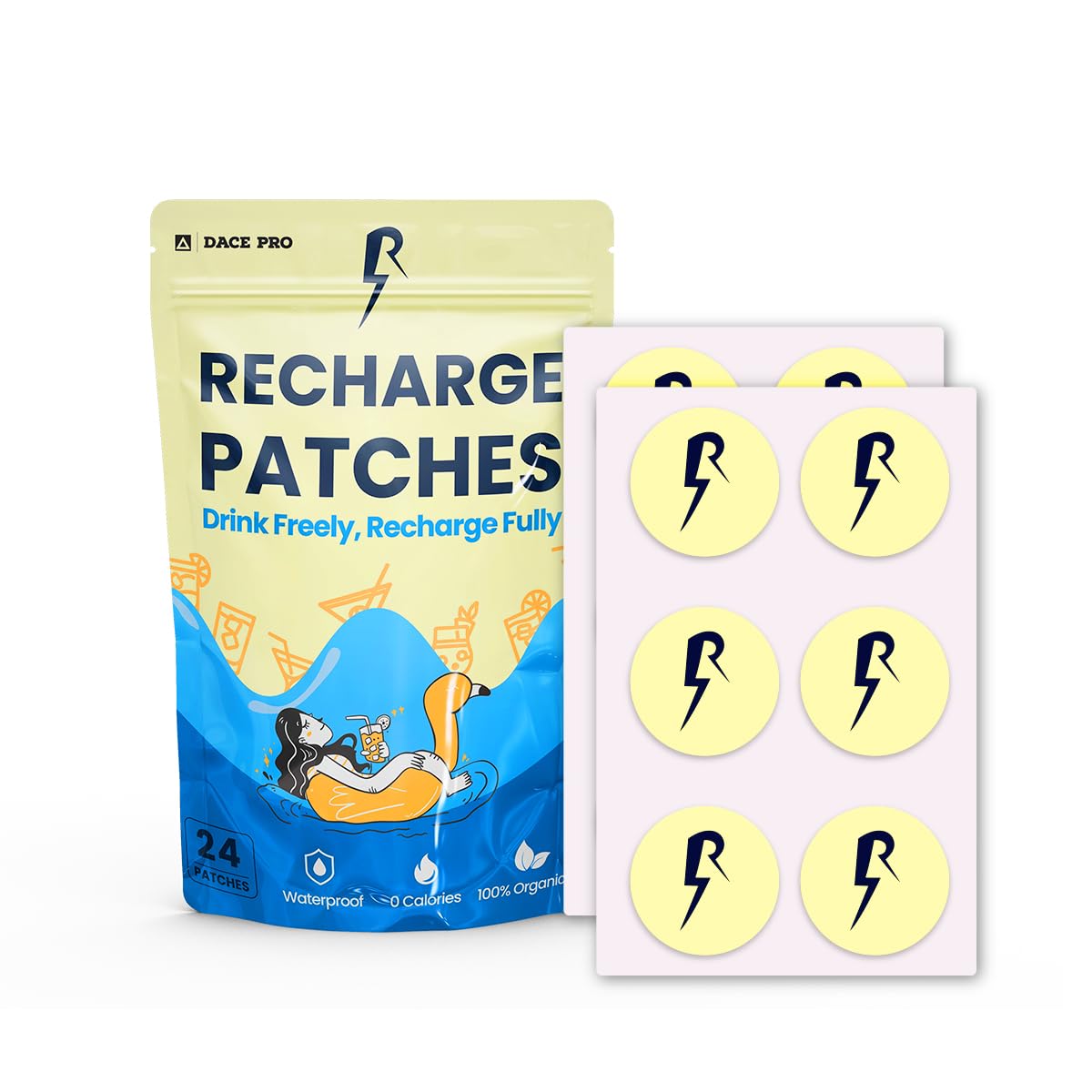 Recharge Patch multivitamins for recovery