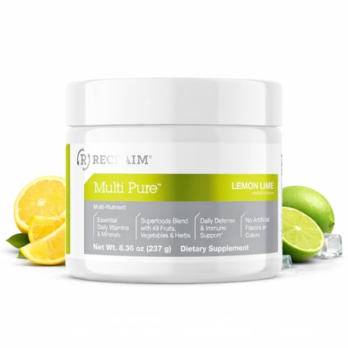 Reclaim Multi Pure Lemon Lime multivitamins