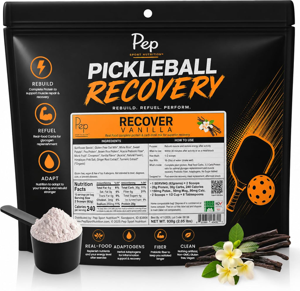 Recover Vanilla Protein Powder for energy