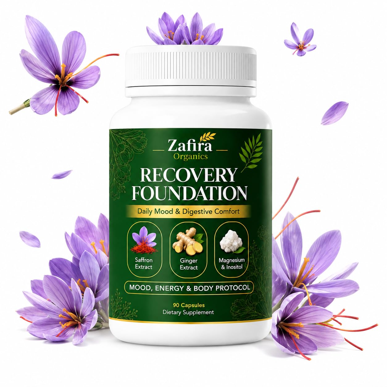 Recovery Foundation saffron extract benefits