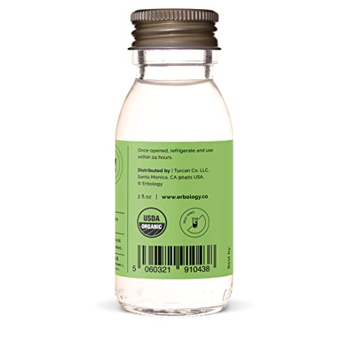 recyclable glass bottle aloe vera
