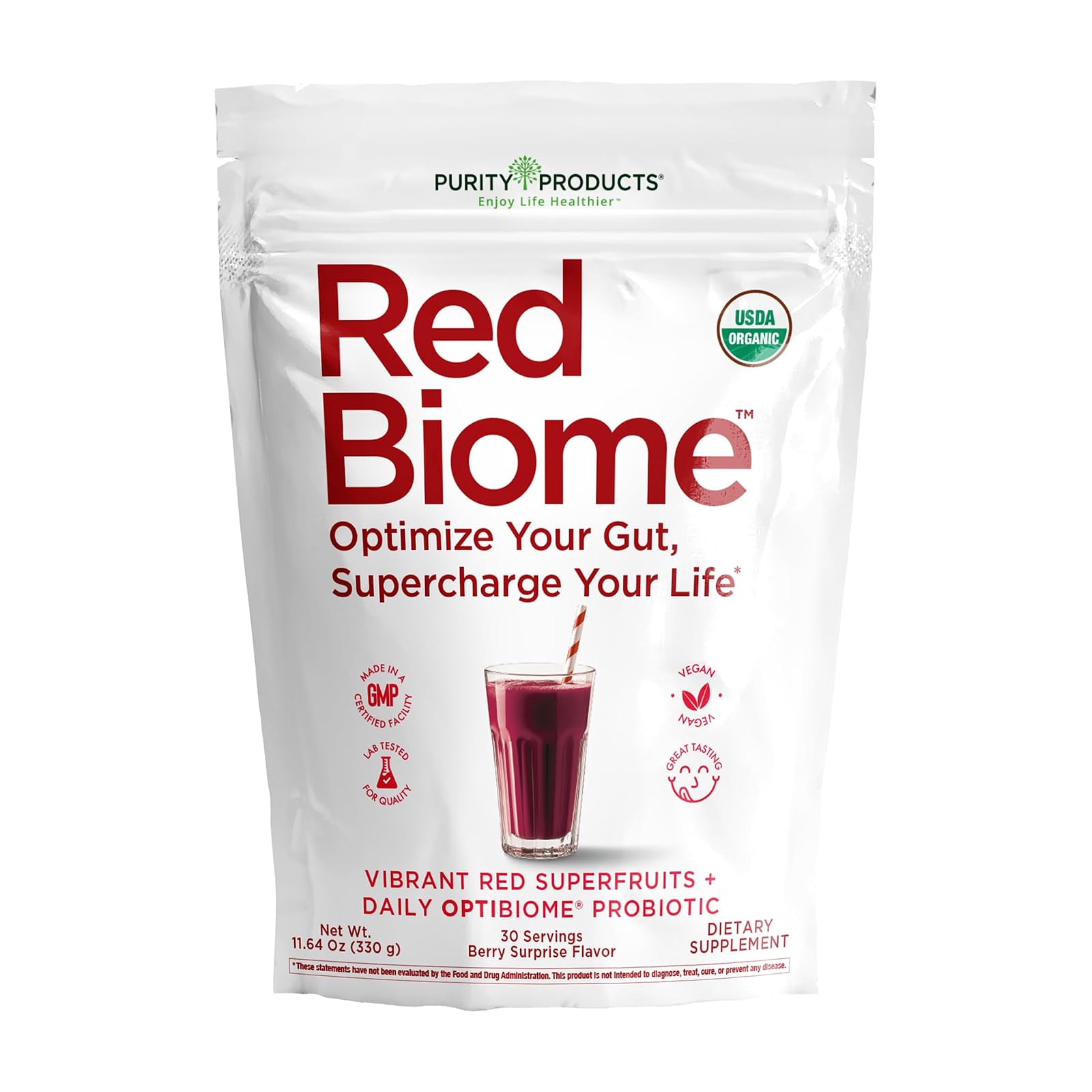 Red Biome digestive health capsules