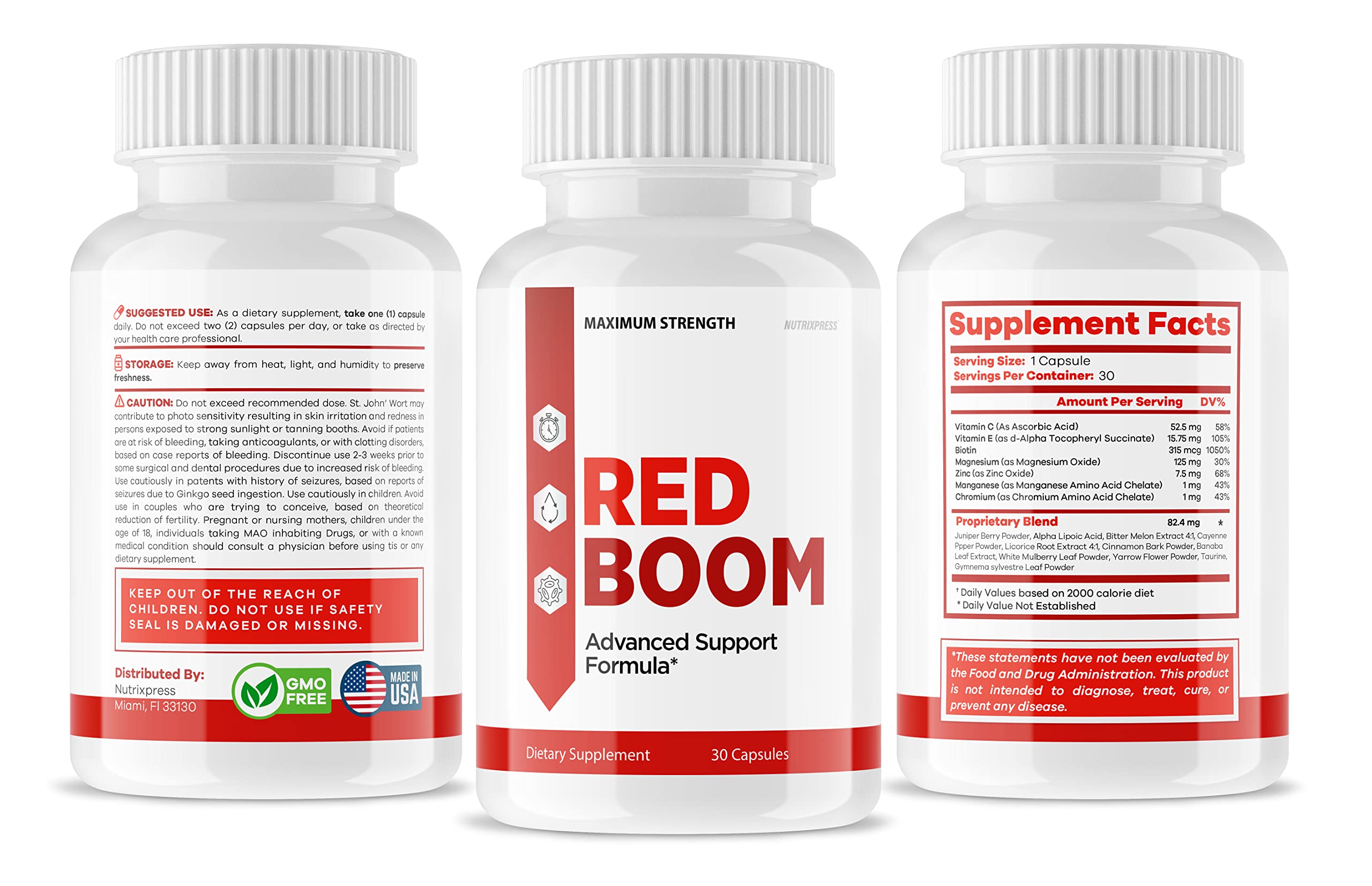 Red Boom for improved vitality