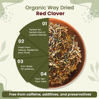 red clover flower tea for relaxation