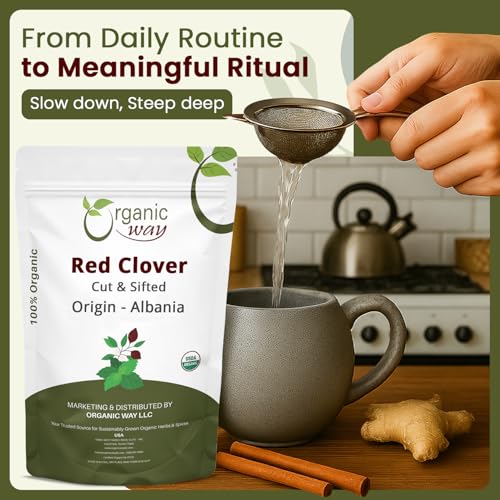 red clover flower tea for wellness
