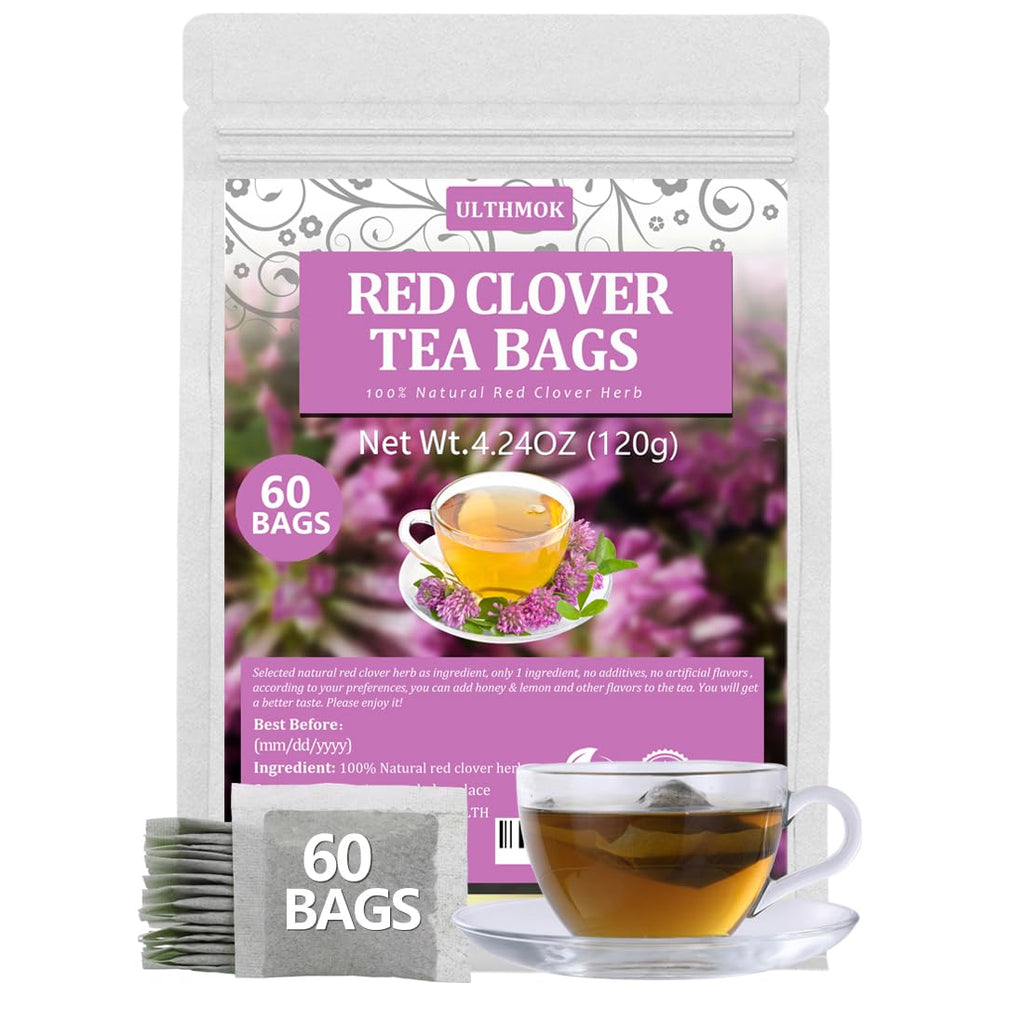 Red Clover tea bags for wellness