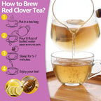 Red clover tea for digestive health