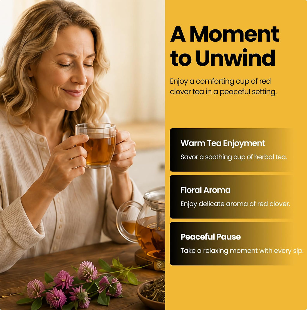 Red Clover Tops for Relaxation