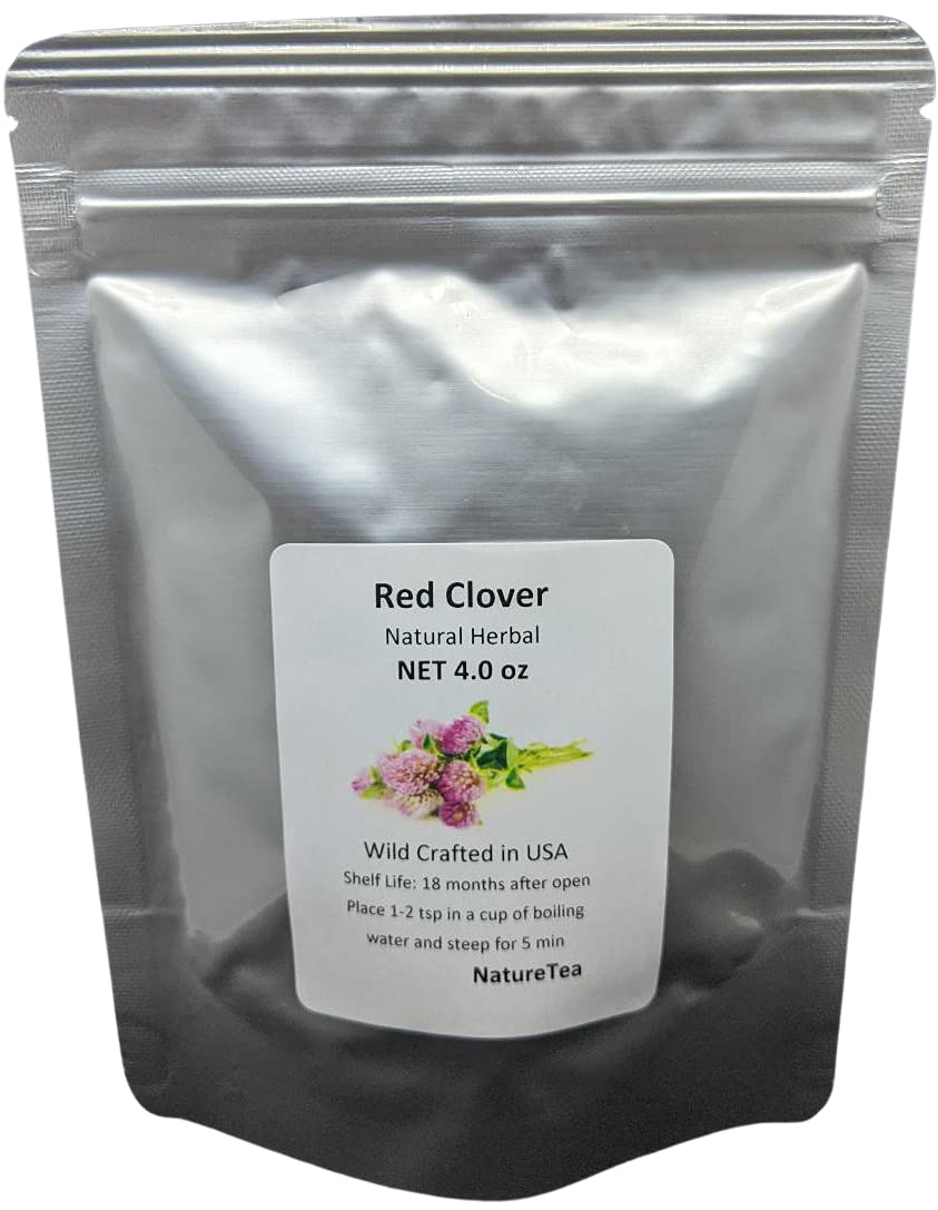 red clover tops herbal tea