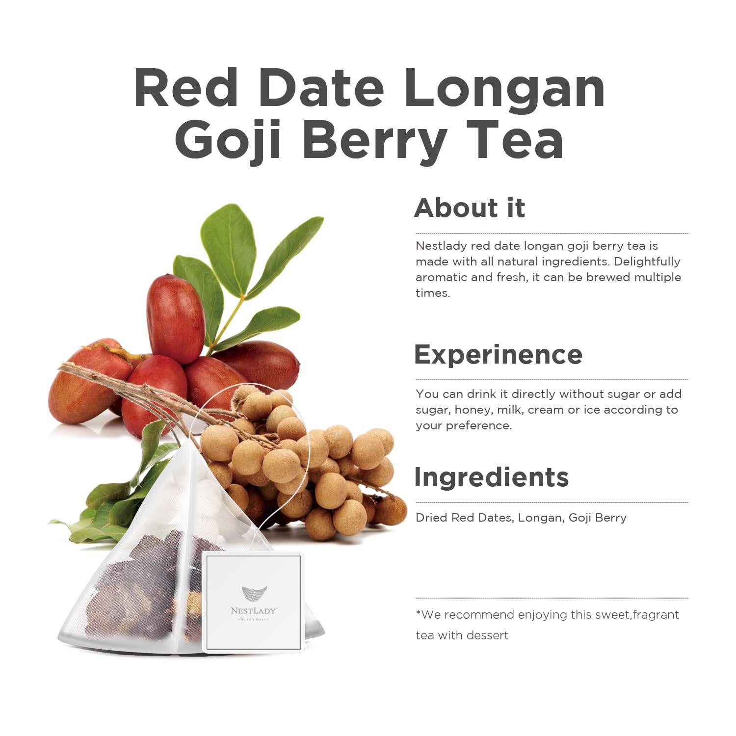 red date longan goji berry infusion