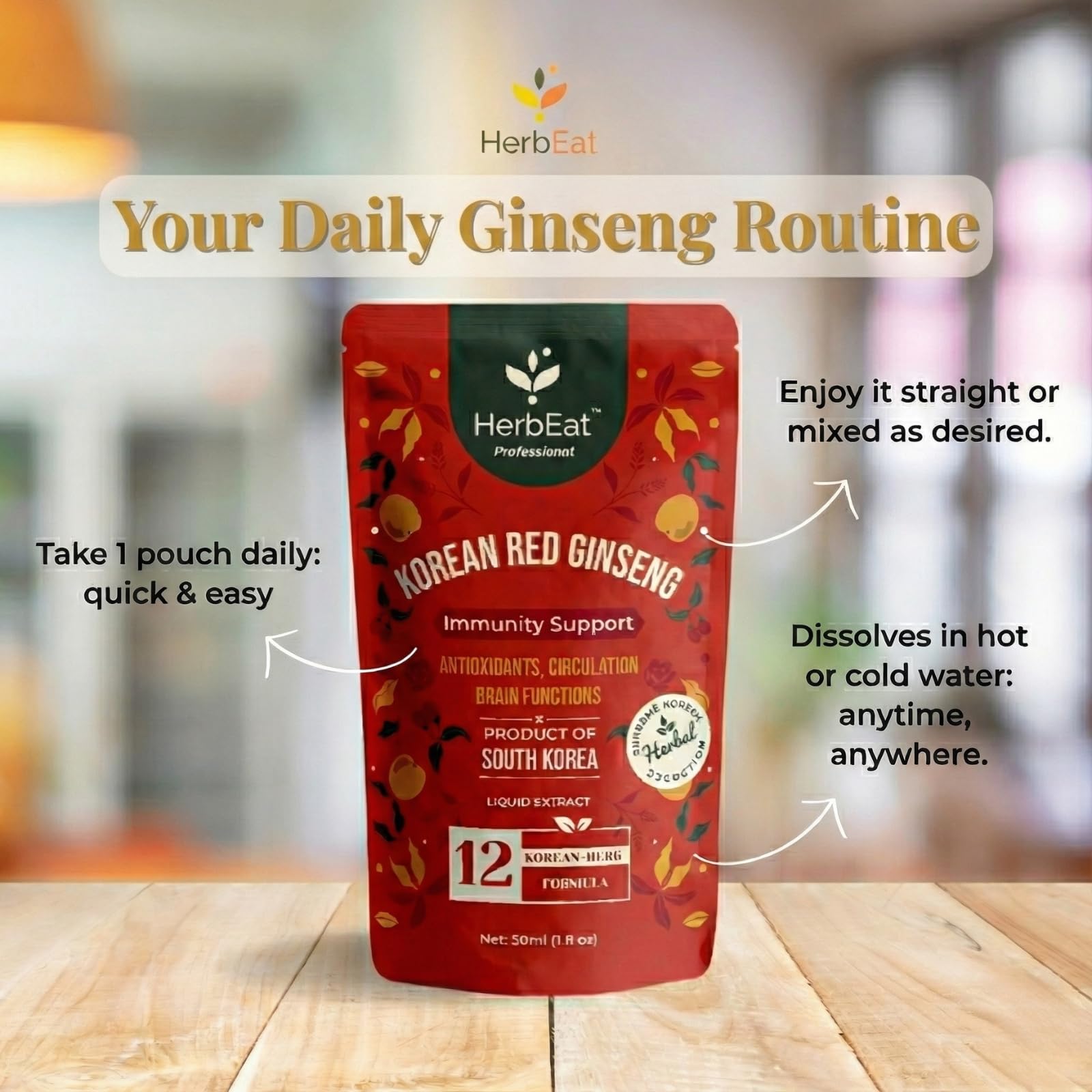 red ginseng for enhanced performance