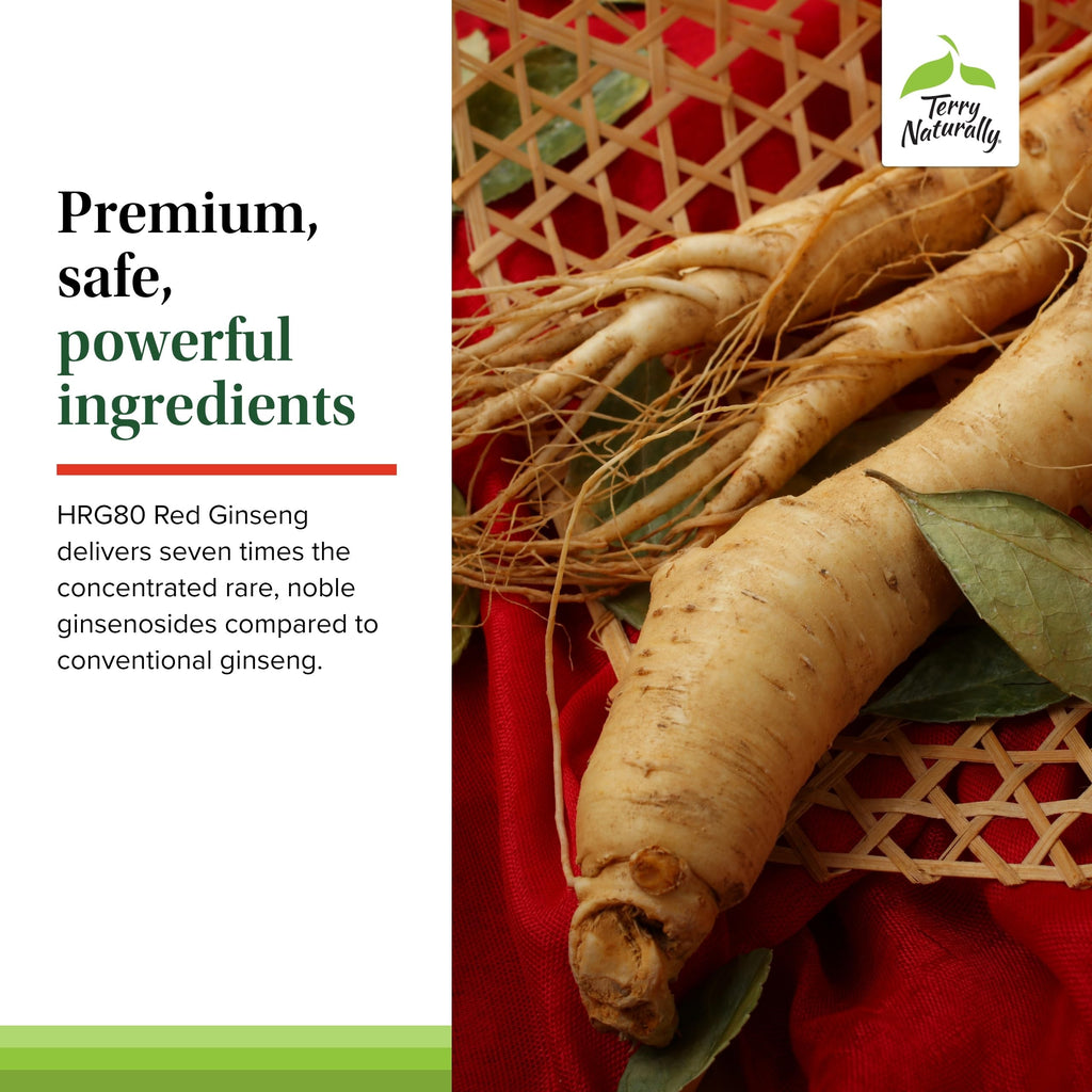 Red ginseng for improved focus