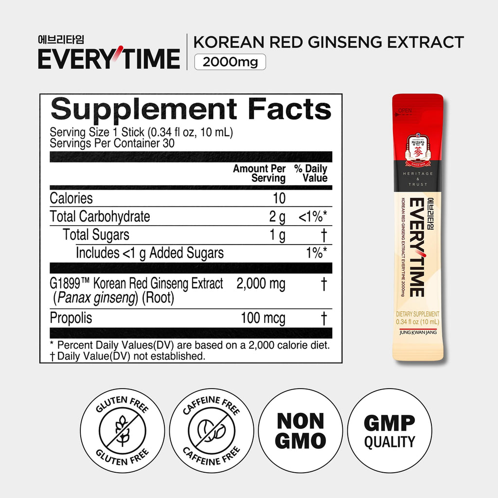 Red ginseng for overall health