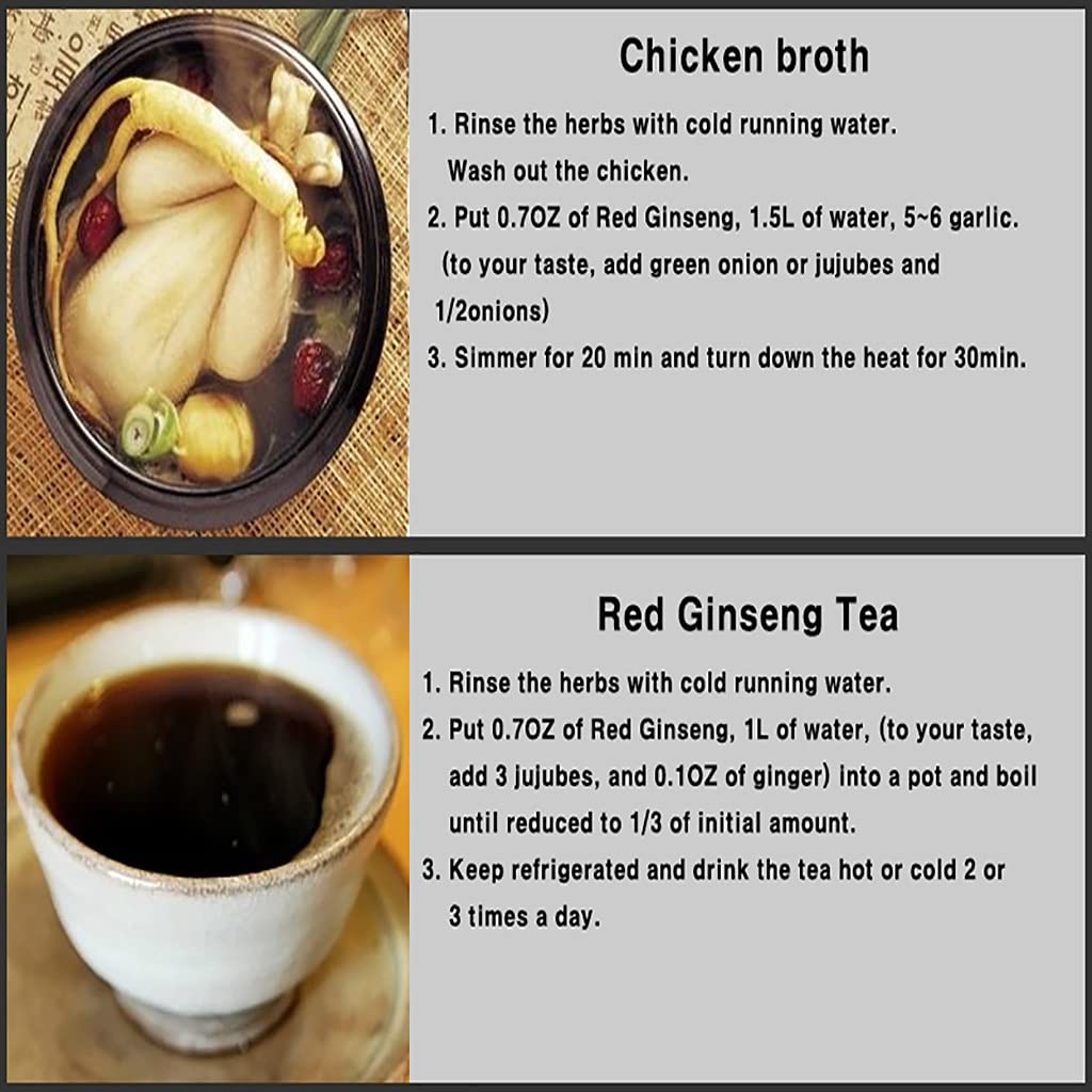 red ginseng for vitality and strength