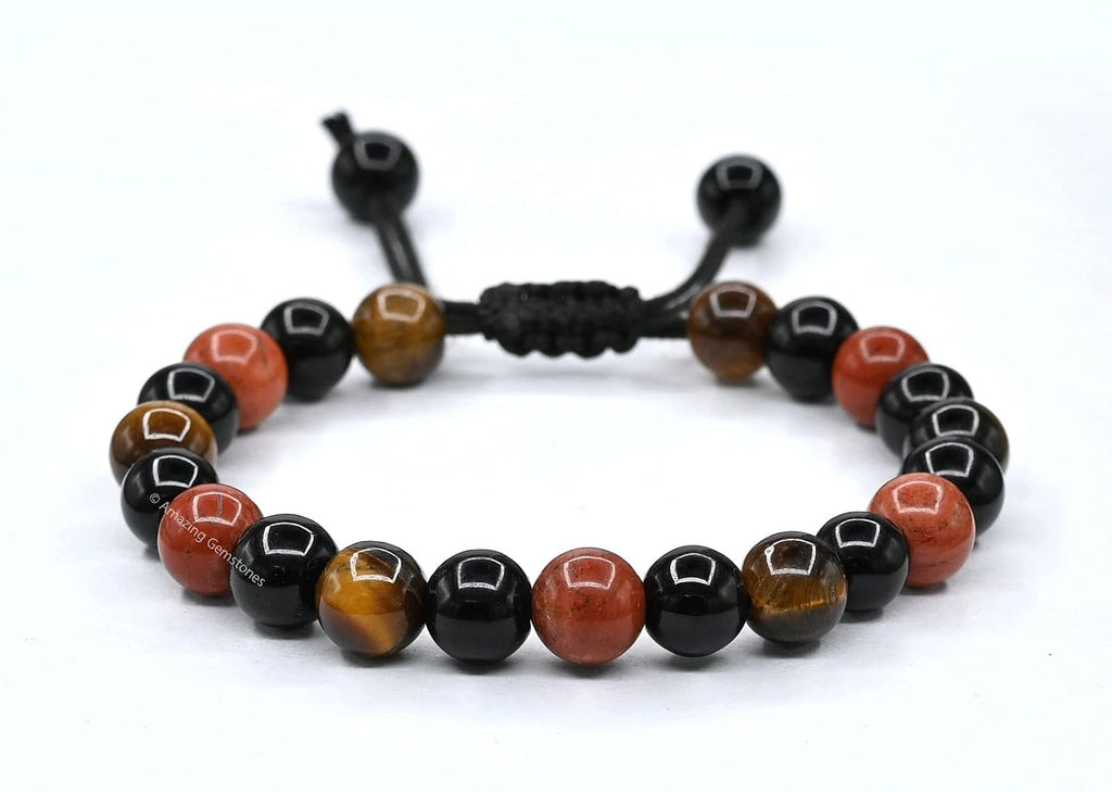 red jasper crystal energy bracelet