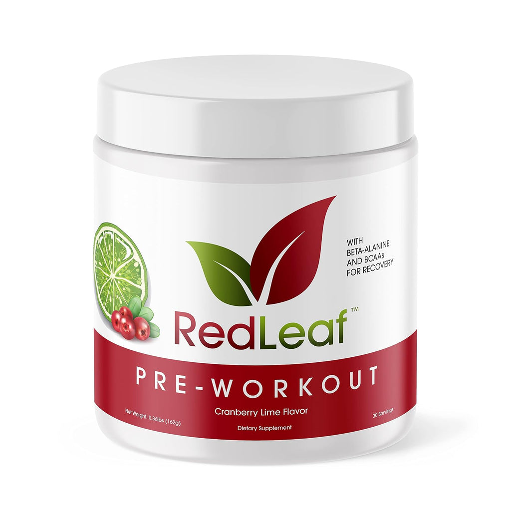 Red Leaf pre-workout energizer for energy boost