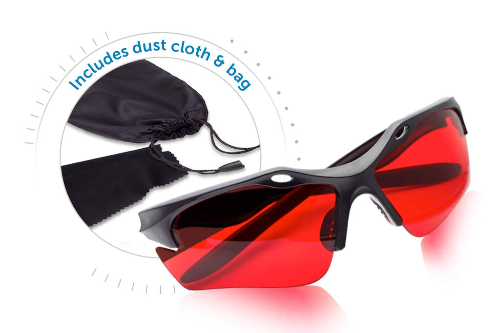 red lens glasses for melatonin support