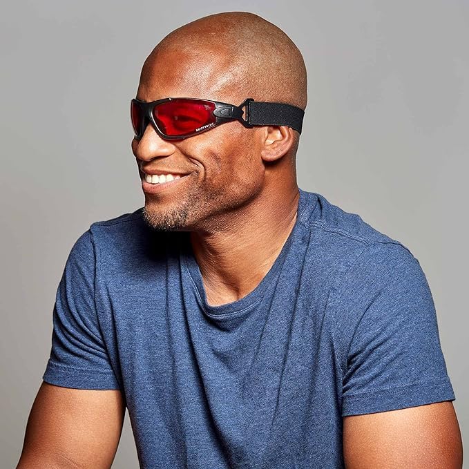red lens sleep glasses for better rest