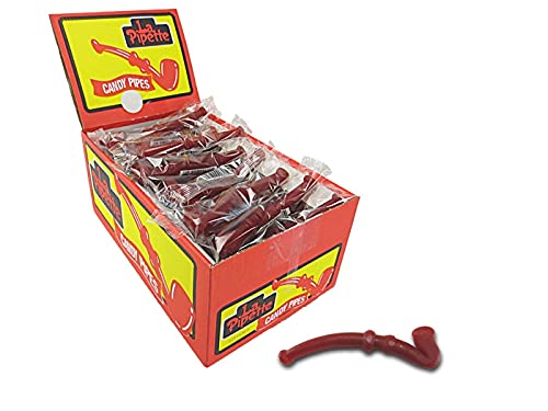 Red licorice pipes sweet treat