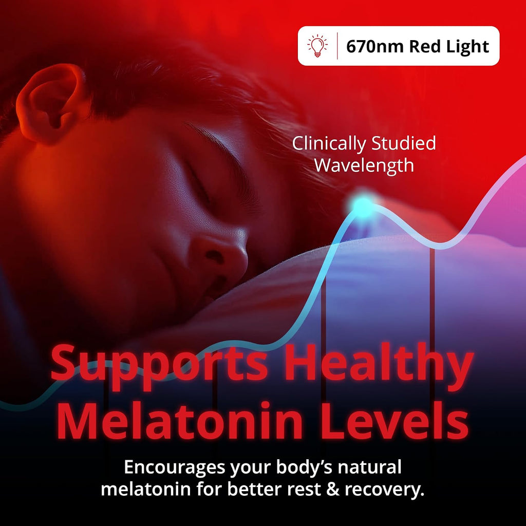 red light bulb for sleep therapy