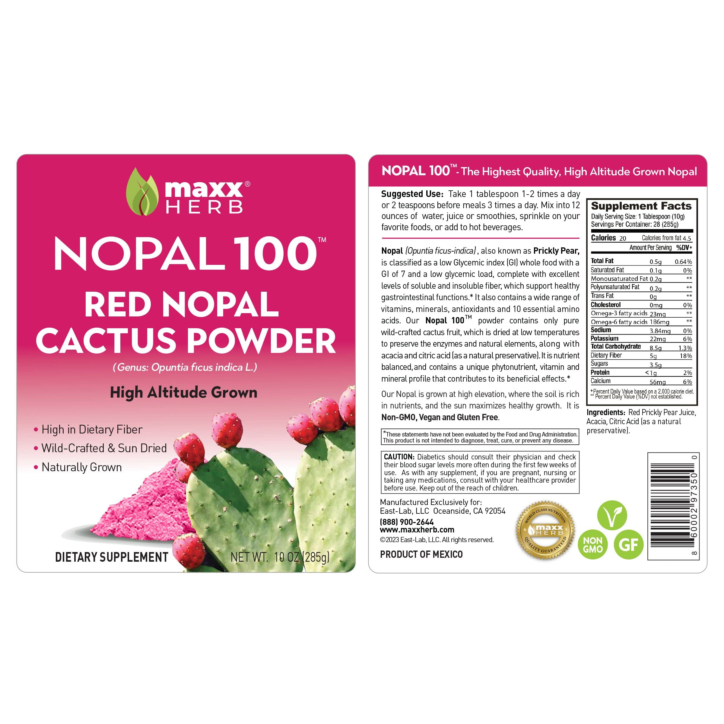 Red Nopal Cactus for daily nutrition