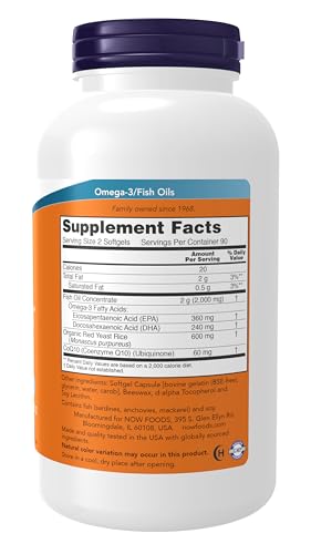Red Omega with CoQ10 benefits