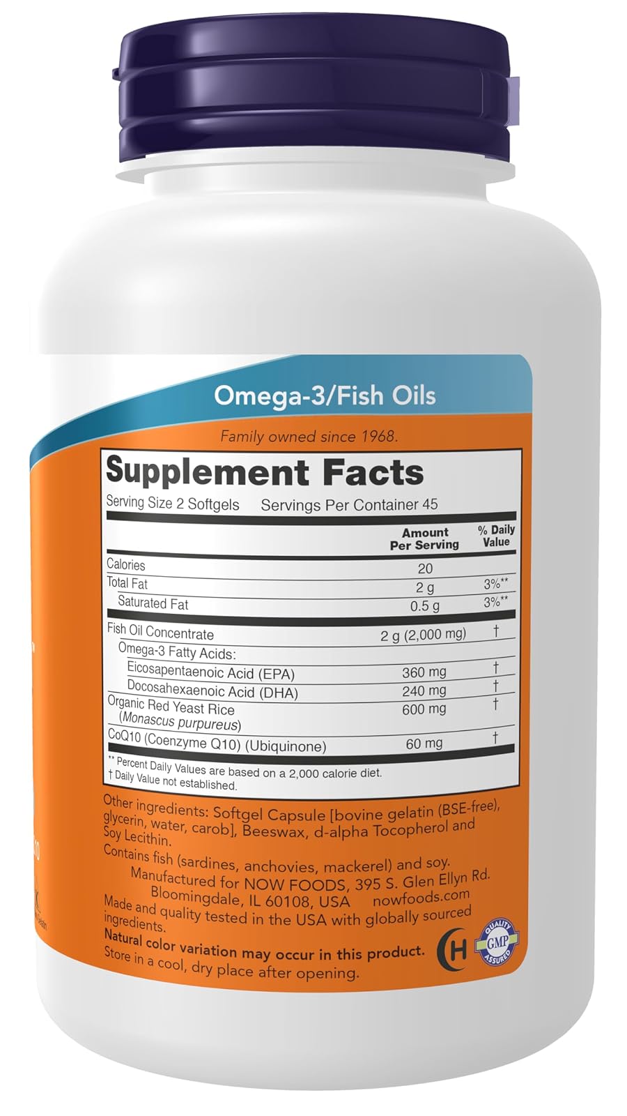 Red Omega with CoQ10 benefits