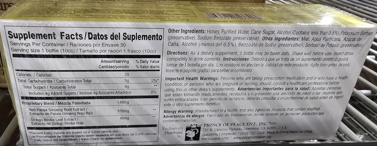 Red Panax Ginseng energy booster