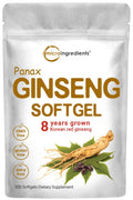 red panax ginseng softgels for energy