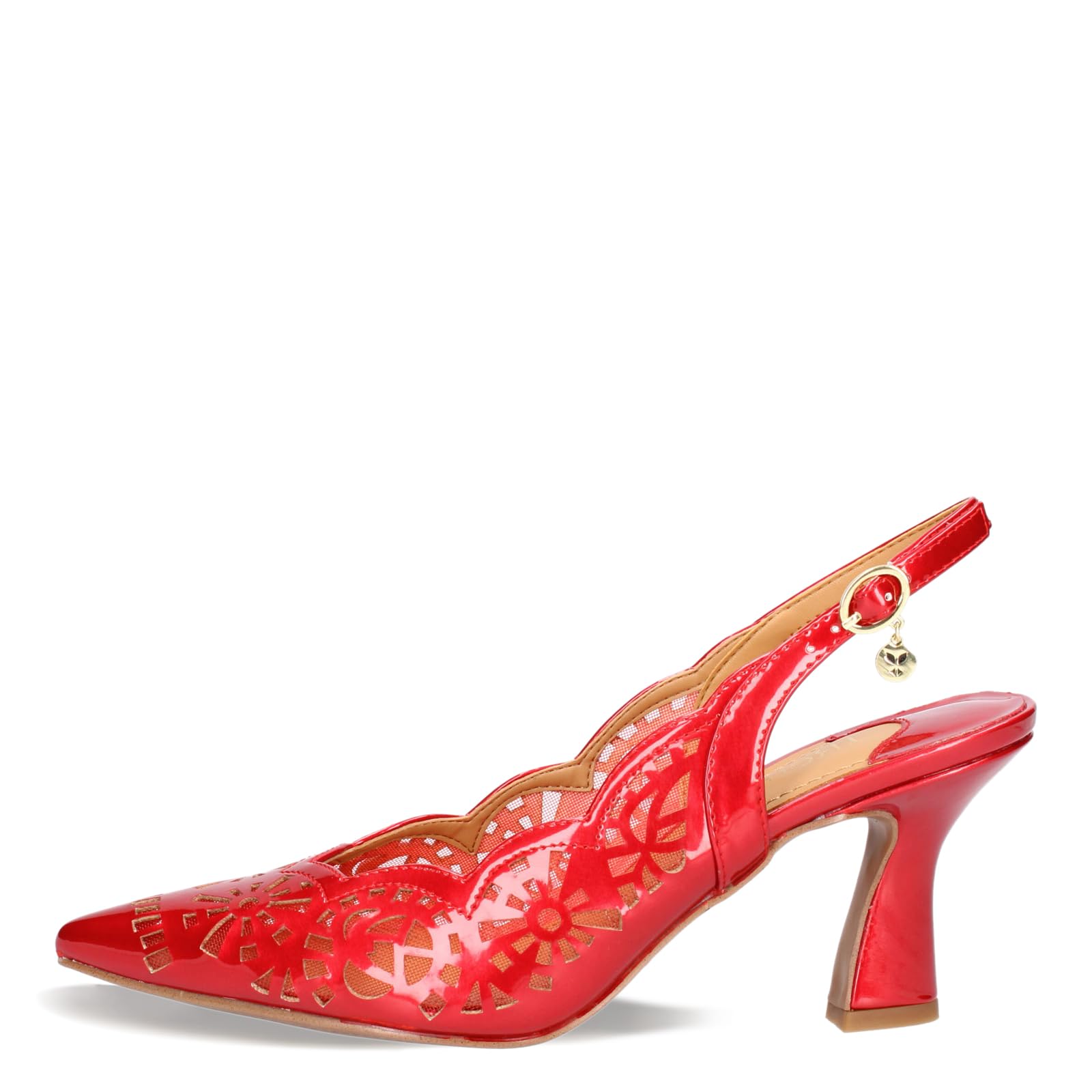 red pumps for a chic look