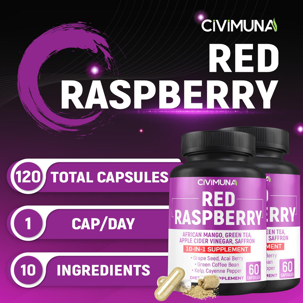 red raspberry capsules for energy