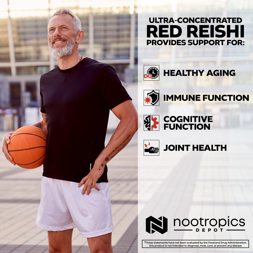 Red Reishi for stress relief