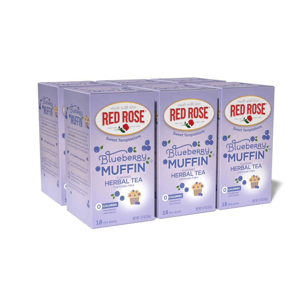 Red Rose blueberry muffin herbal tea