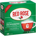 Red Rose decaffeinated herbal tea bags