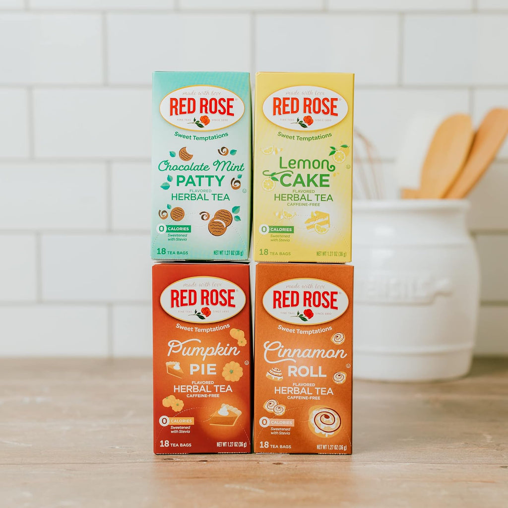 Red Rose dessert tea variety pack