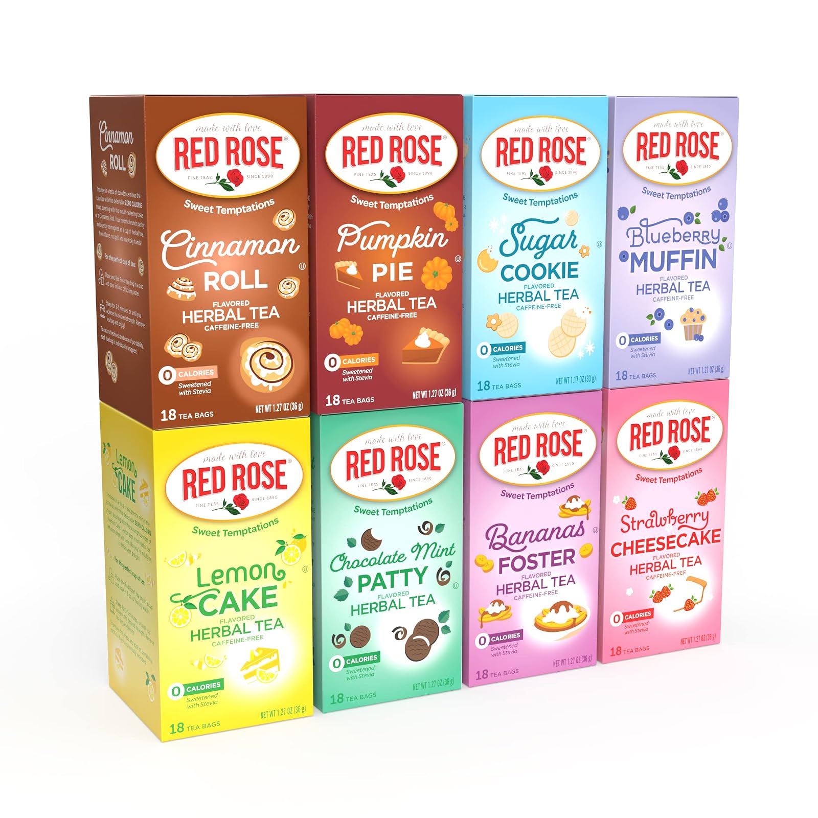 Red Rose dessert tea variety pack