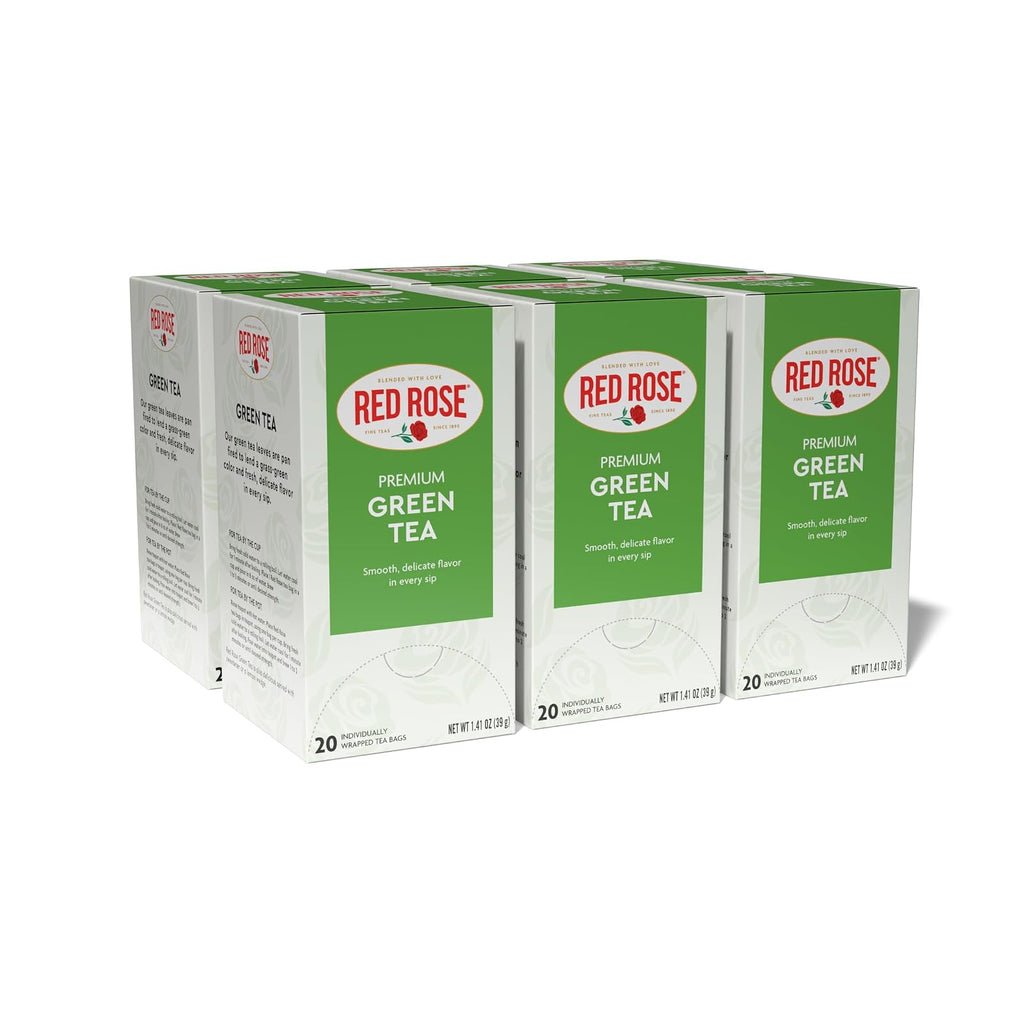 Red Rose green tea bags