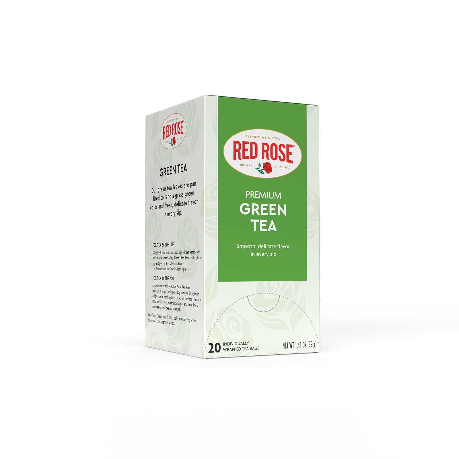 Red Rose green tea bags