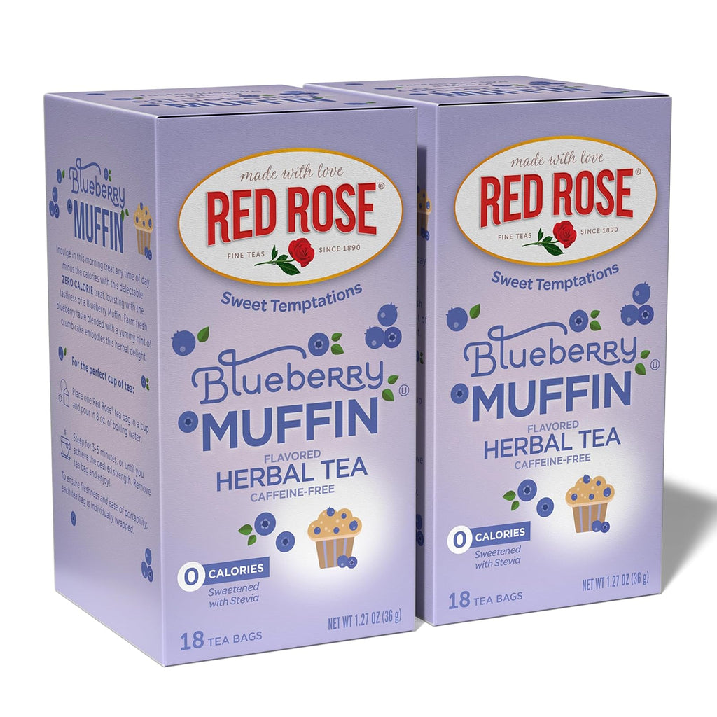 Red Rose herbal tea blueberry flavor