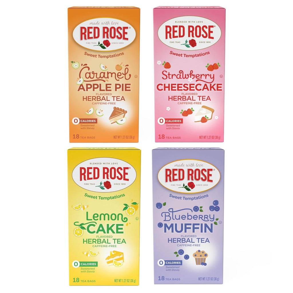 Red Rose herbal tea variety pack