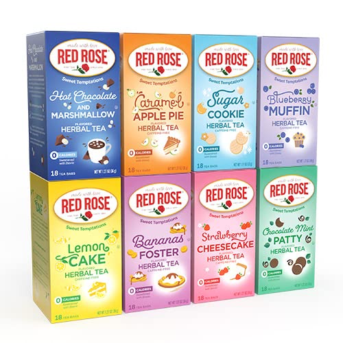 Red Rose herbal tea variety pack