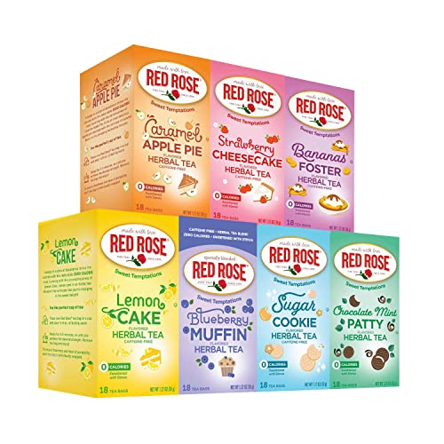 Red Rose herbal tea variety pack